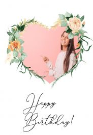 Buy Indian Summer Love Birthday Photo Card Online | Haati